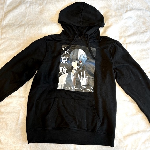 Hot Topic Shirts Hot Topic Tokyo Ghoul Ken Kaneki Mask Hoodie Poshmark